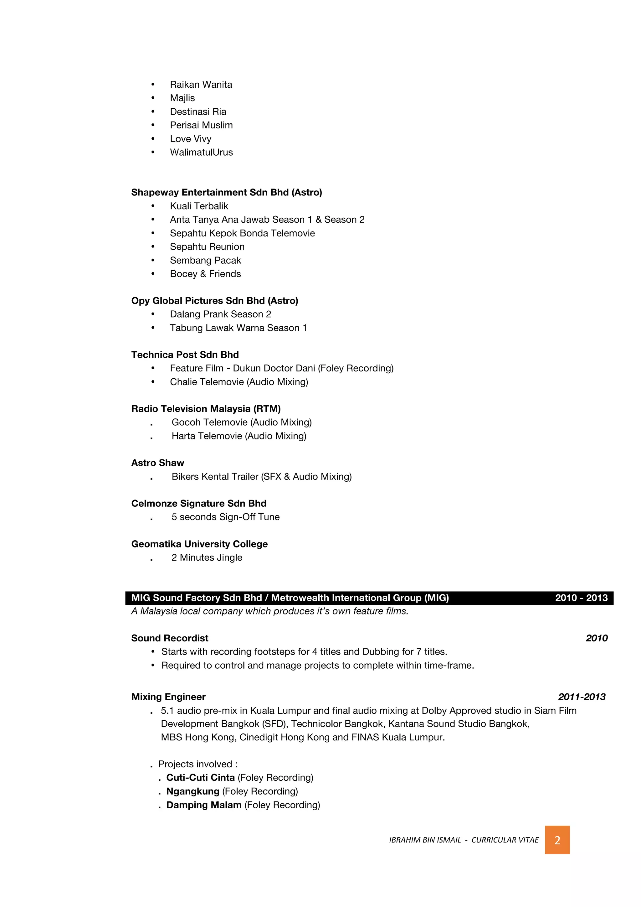 AYEM ISMAIL - CV_Portrait 2016 | PDF