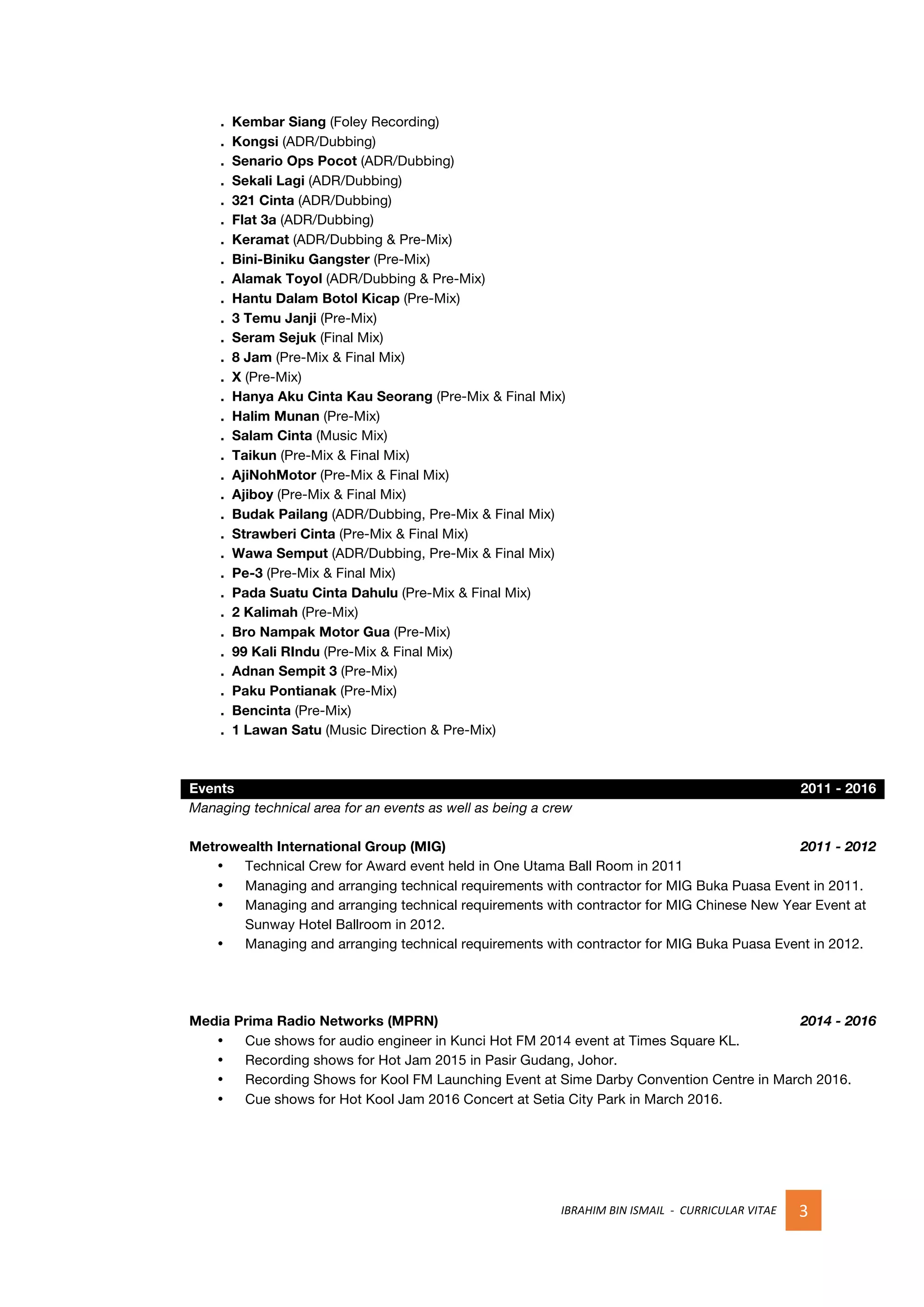 AYEM ISMAIL - CV_Portrait 2016 | PDF