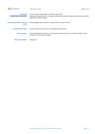 CV_Stefan_Ionut | DOC