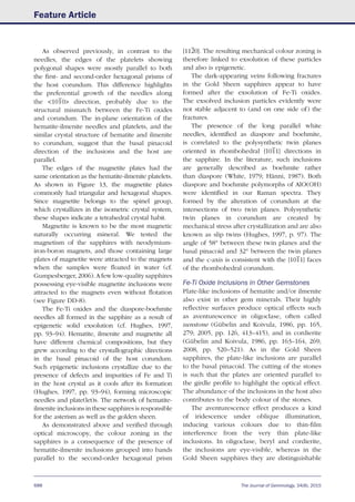 GEM A magazine on Goldsheen Sapphires | PDF
