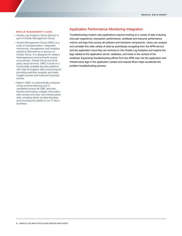 OMC_LogAnalytics_DataSheet | PDF