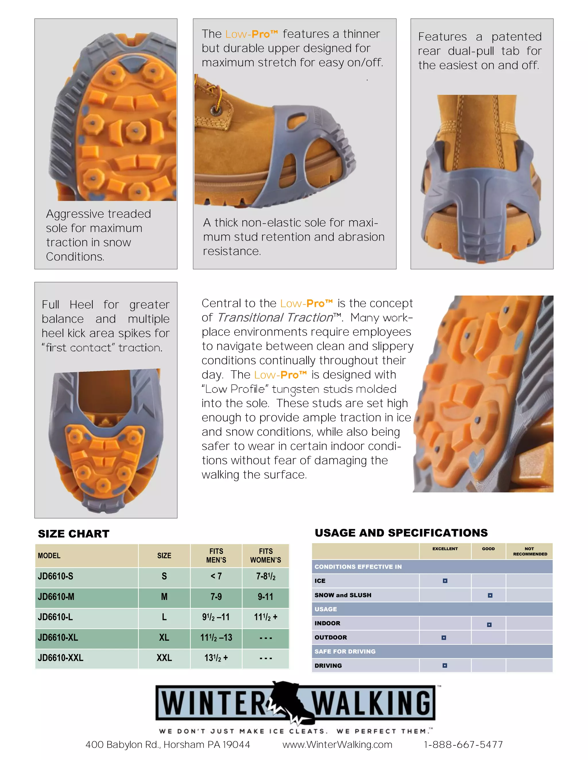 Low-Pro Ice Cleat | PDF