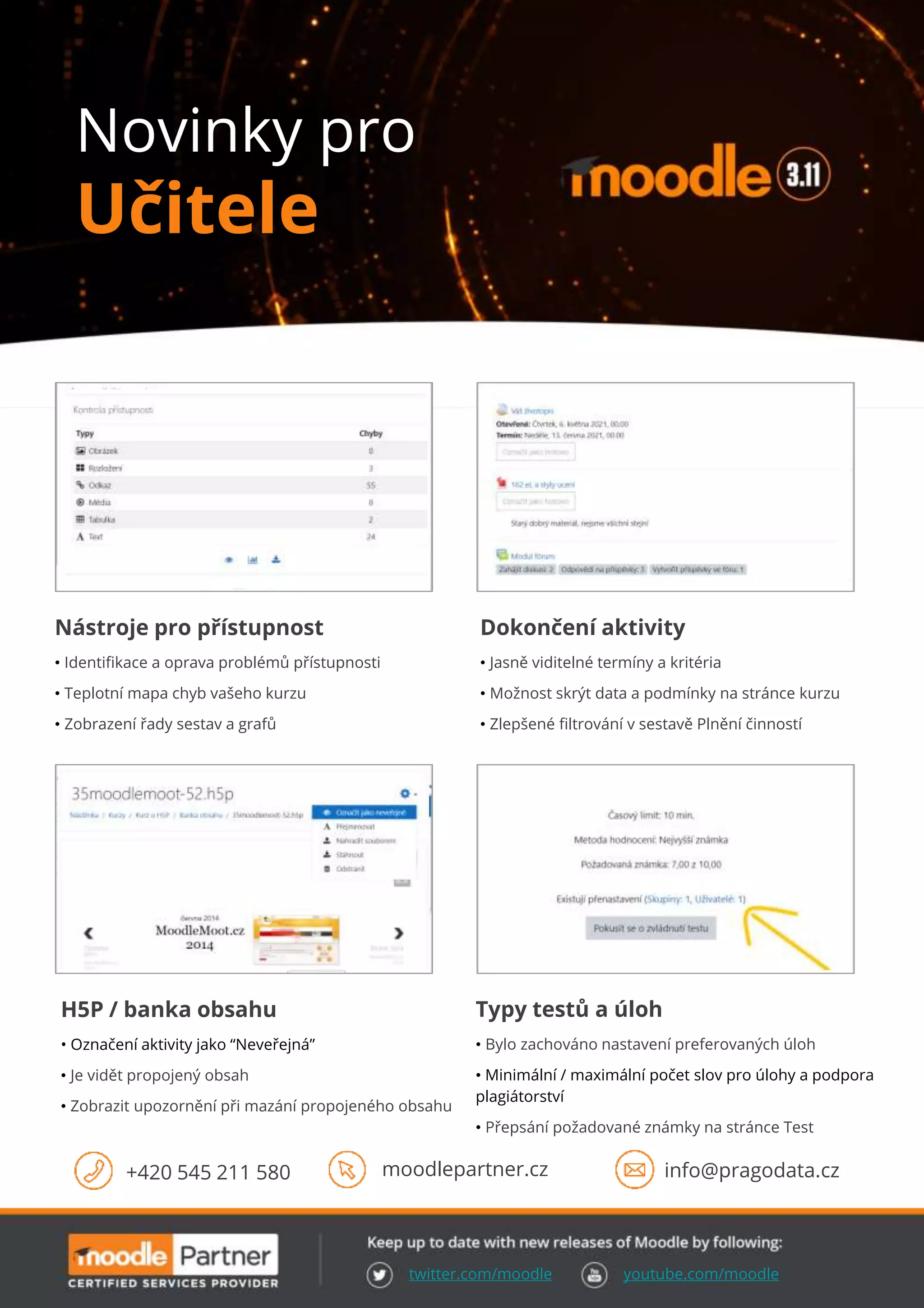 A4 flyer templates moodle partners cs2 | PPTX