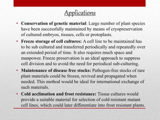 Genetic Preservation of Plant Culture | PPTX | Science