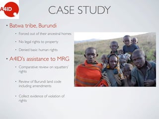 A4ID presentation | KEY | Legal Services Industry | Industries