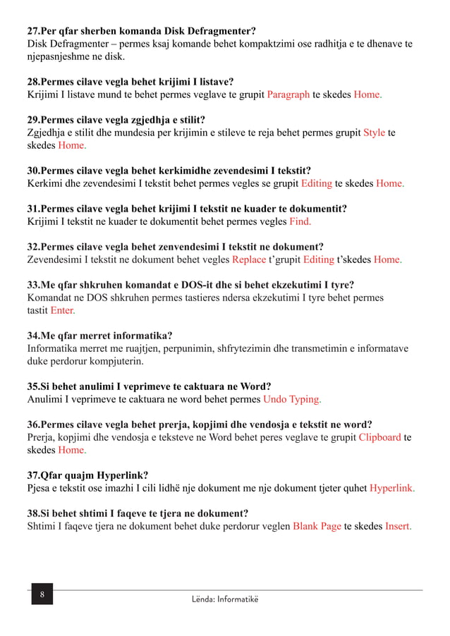 Informatika - Viti i pare | PDF