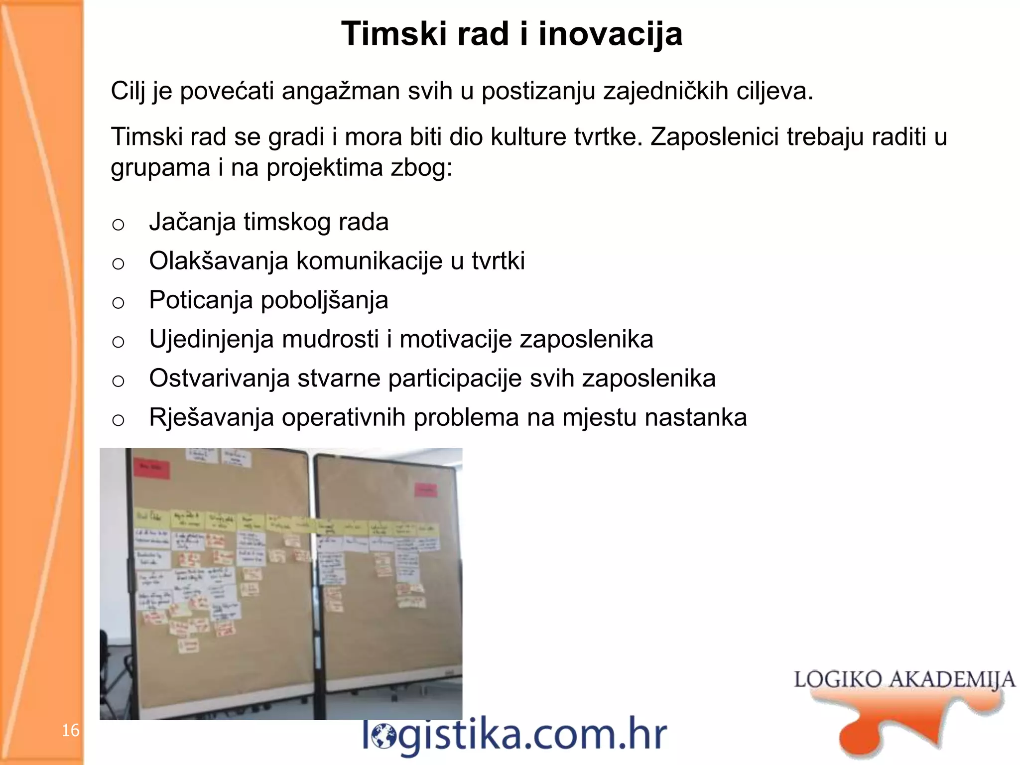 “Lean” metode u logistici – kako povećati efikasnost? | PPT