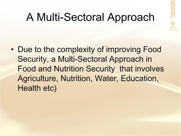 Agriculture 4 Nutrition presentation at 6th ANEC - Chitja & Kajombo ...