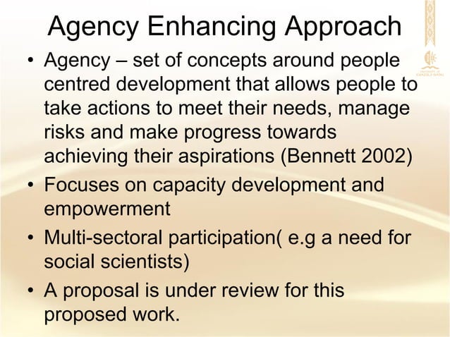 Agriculture 4 Nutrition presentation at 6th ANEC - Chitja & Kajombo ...