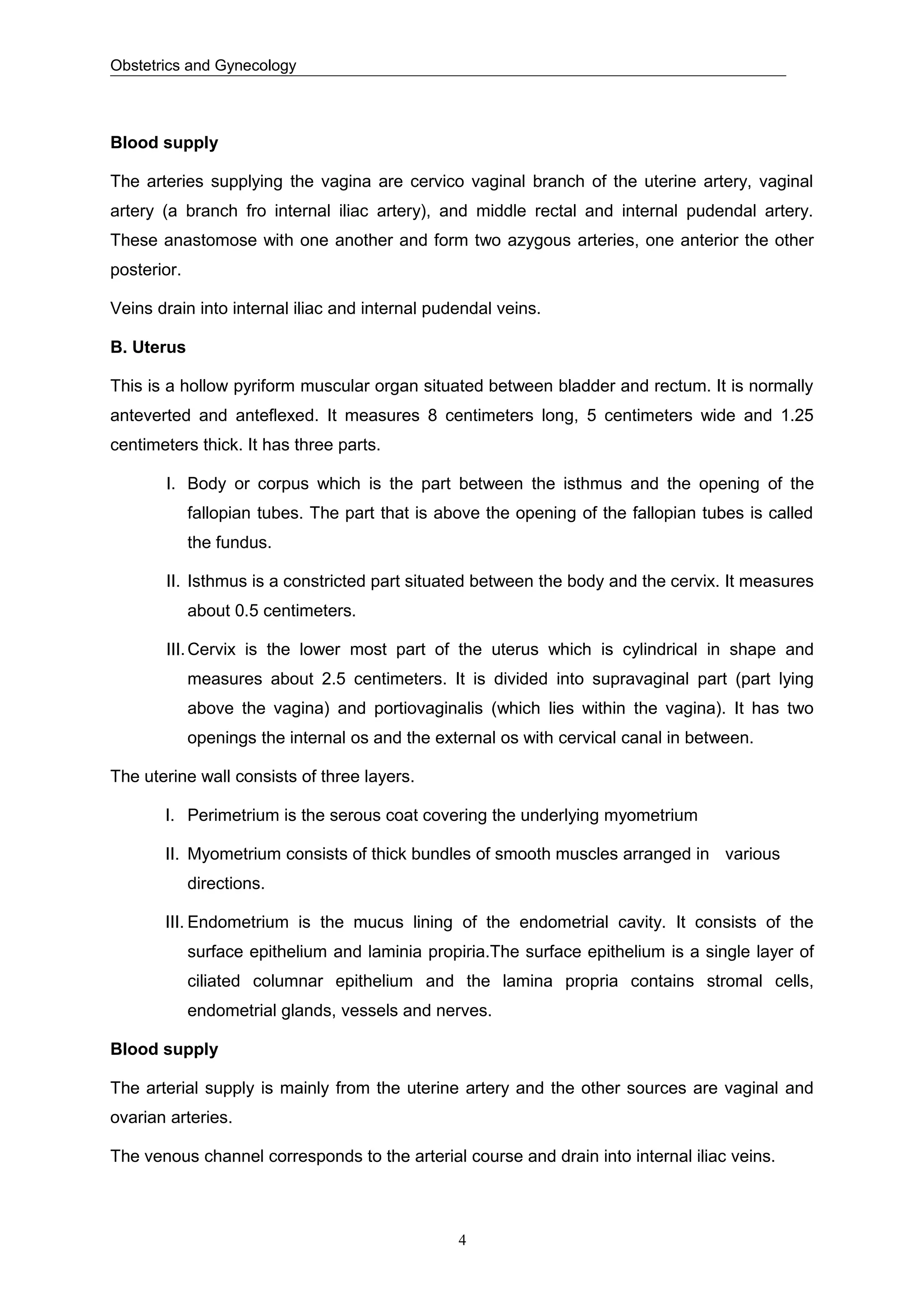 A4 obstetrics note | DOC