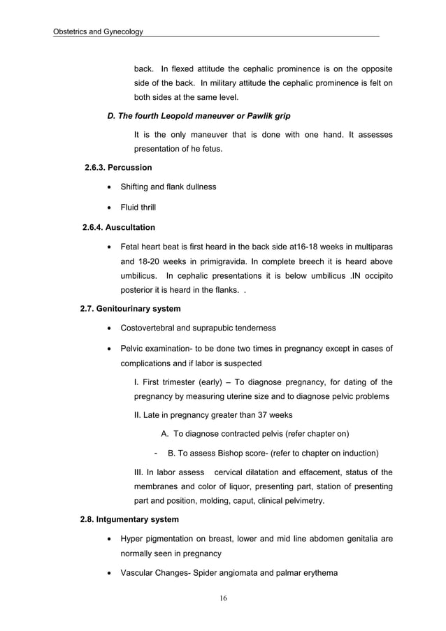 A4 obstetrics note | DOC