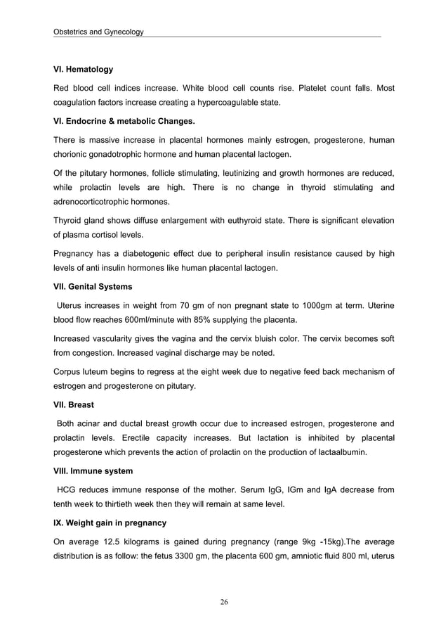 A4 obstetrics note | DOC