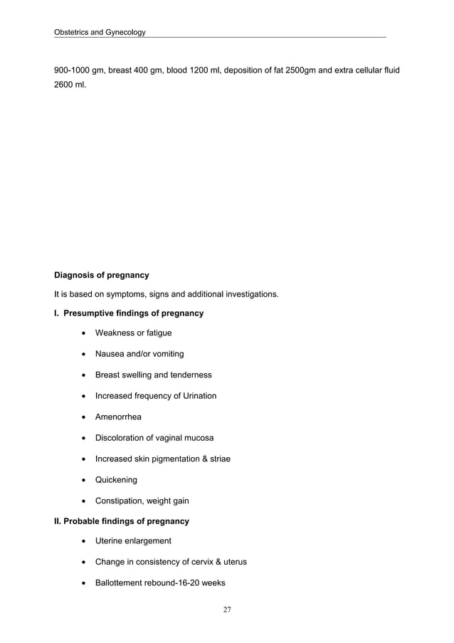 A4 obstetrics note | DOC
