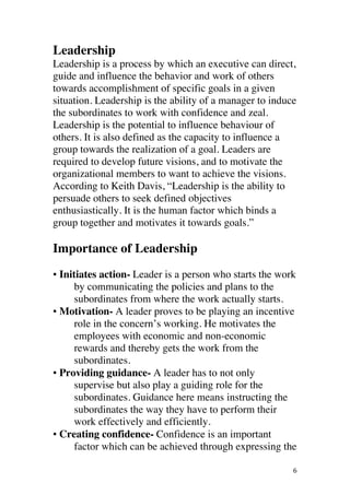 Organization development : Leadership | PDF