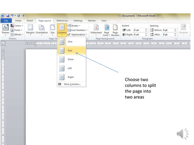 How to make simple 4 page leaflet in Word 2010 | PPTX | Desktop ...