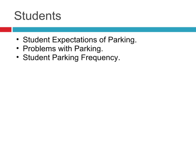 Parking Case Study | PPT