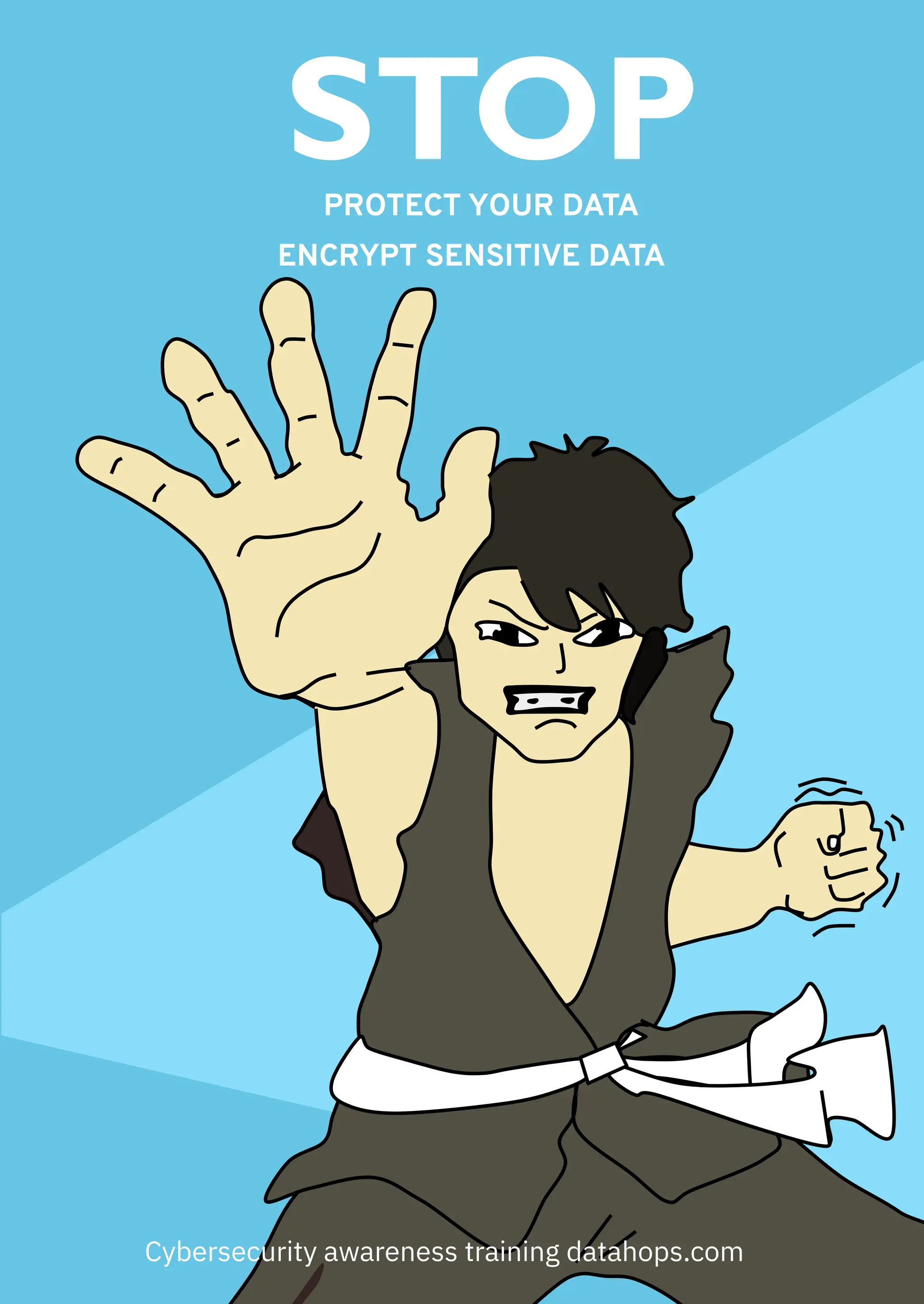 FREE A4 Security Awareness Posters- GDPR Do's Data Protection Ninja | PDF