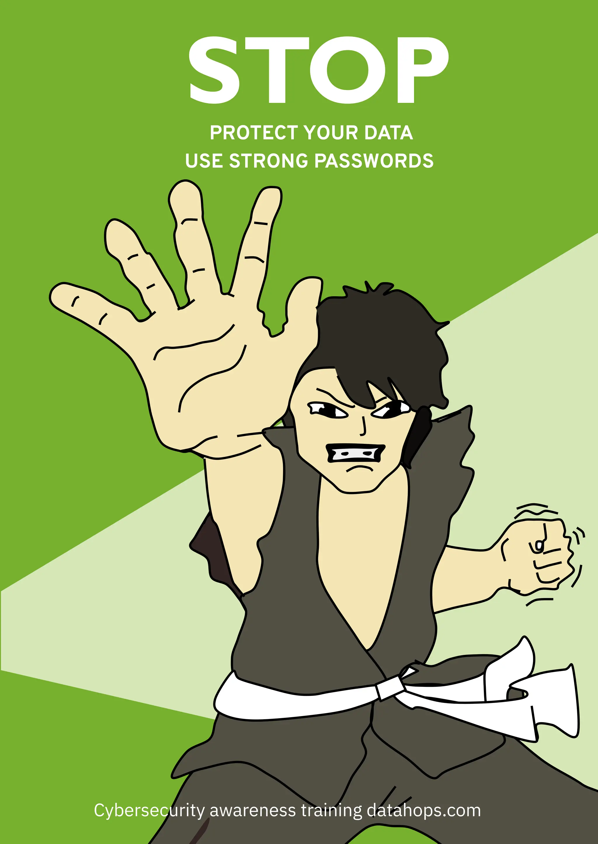 FREE A4 Security Awareness Posters- GDPR Do's Data Protection Ninja | PDF