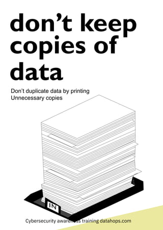 FREE A4 Data Security GDPR Posters-Data Protection part 3 | PDF | Free ...
