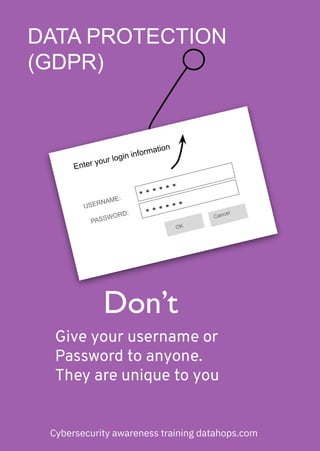 FREE A4 Data Security GDPR Posters-Data Protection part 3 | PDF