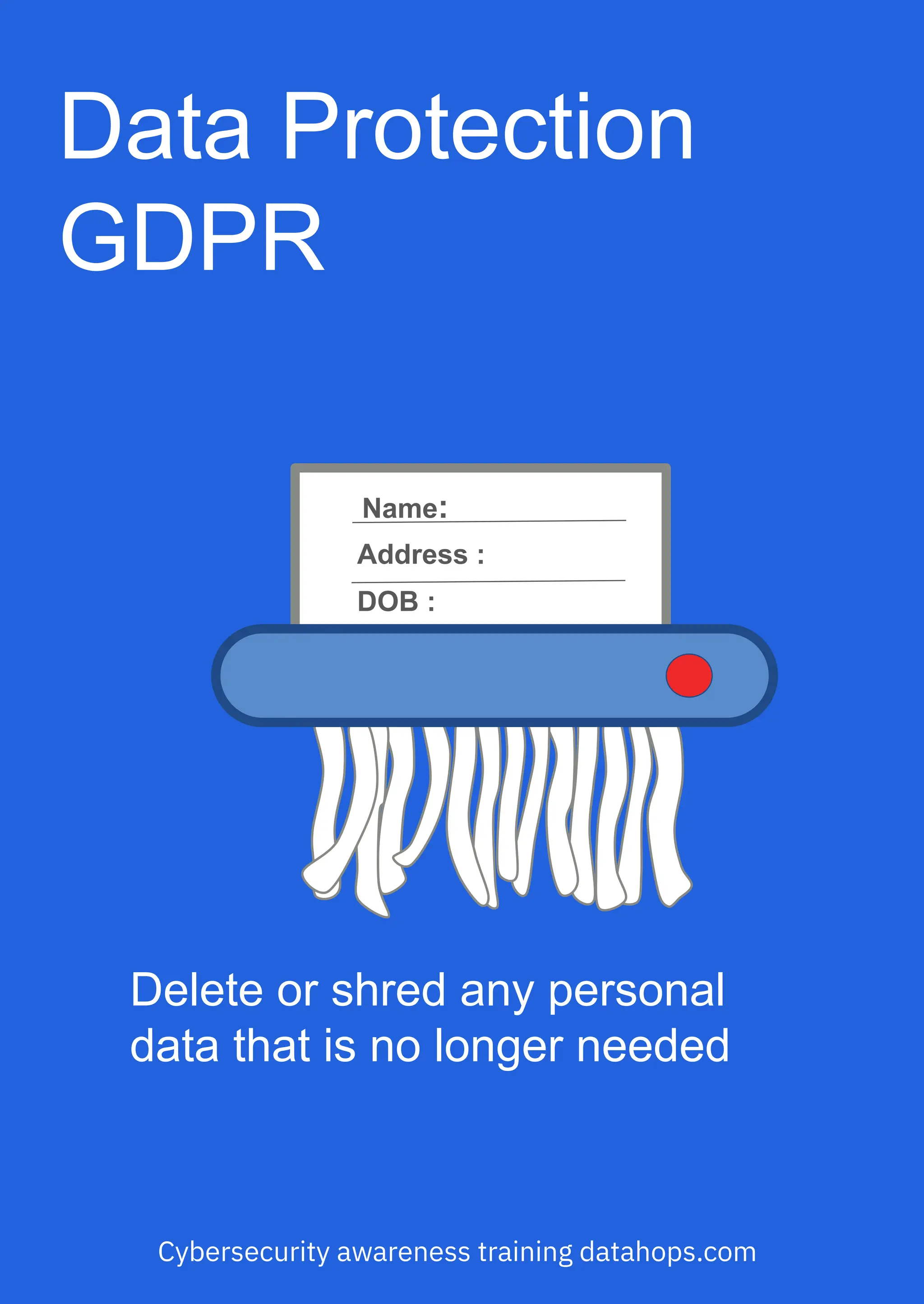 FREE A4 Data Security GDPR Posters-Data Protection part 4 | PDF