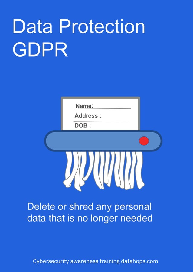 FREE A4 Data Security GDPR Posters-Data Protection part 4 | PDF ...