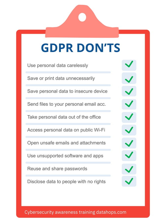 FREE A4 Data Security GDPR Posters-Data Protection part 4 | PDF ...