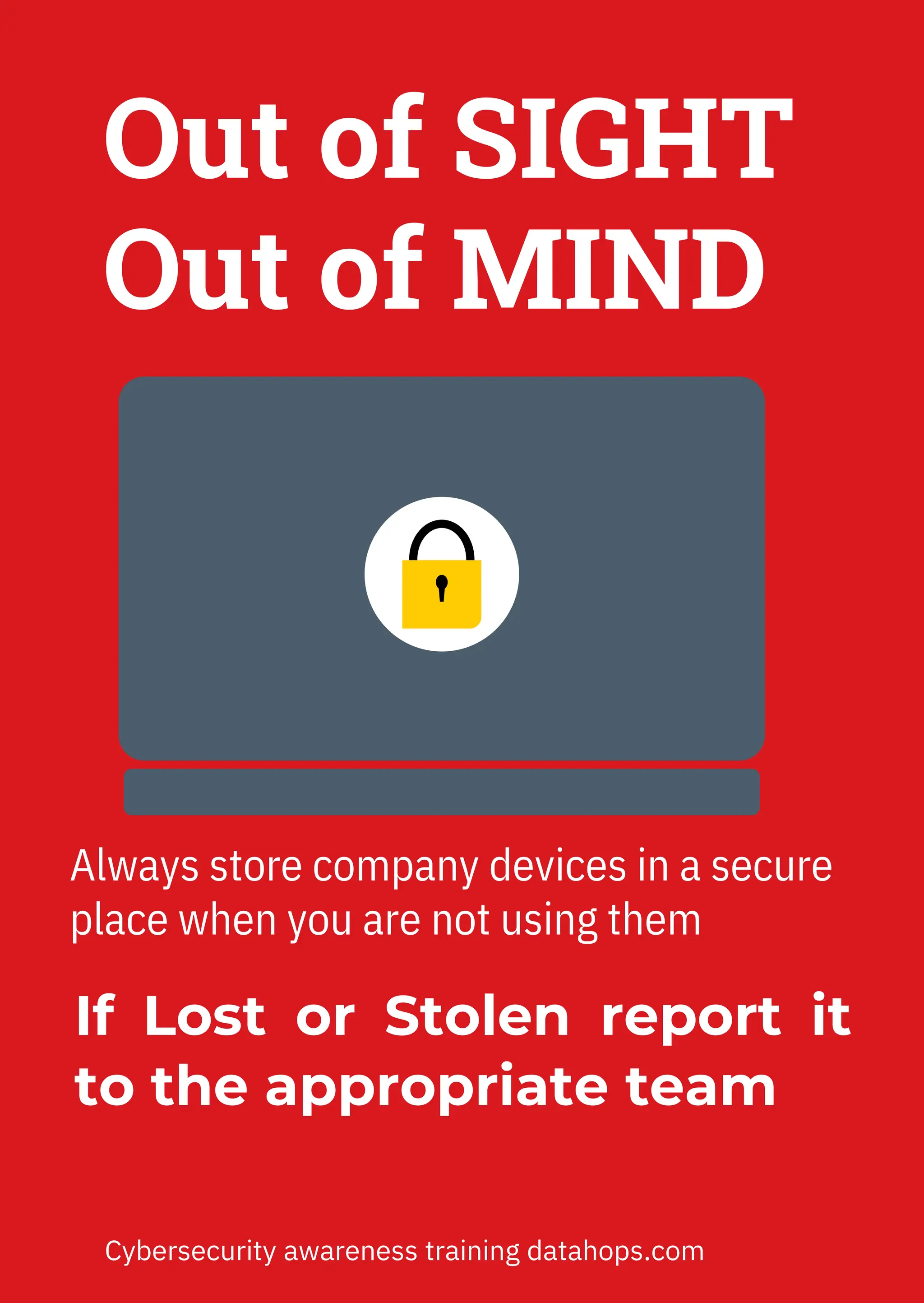 FREE A4 Cyber Security Awareness Posters-Device Security | PDF