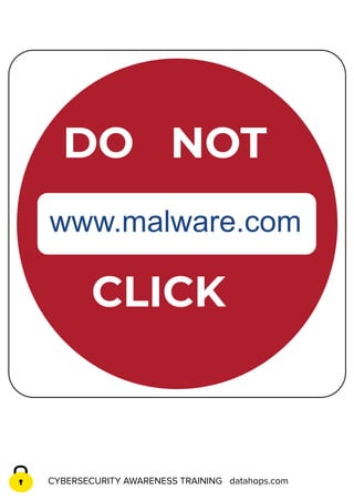Free Printable A4 Cyber Security Awareness Posters-Malware | PDF