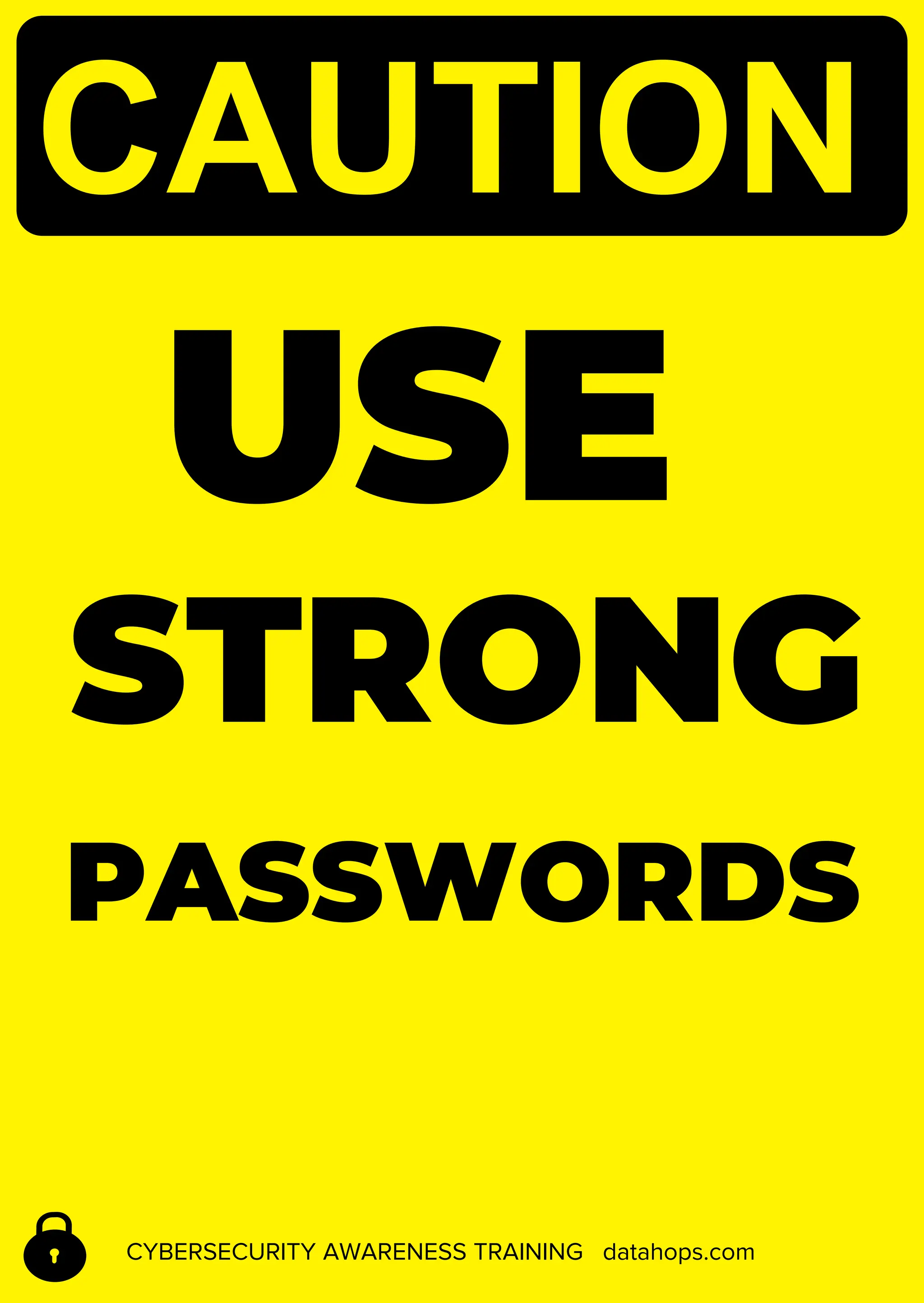 FREE A4 Cyber Security Awareness Posters-Passwords | PDF