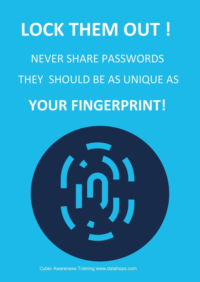 FREE A4 Cyber Security Awareness Posters-Passwords | PDF | Internet ...