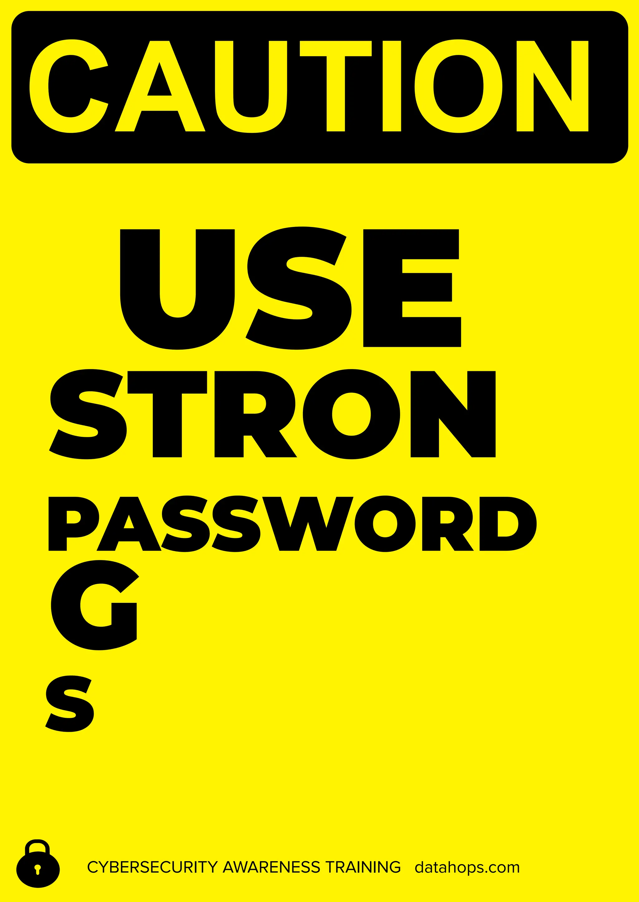 FREE A4 Cyber Security Awareness Posters-Password Security part 2 | PDF