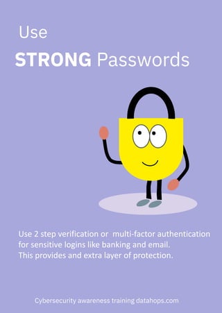FREE A4 Cyber Security Awareness Posters-Passwords part 5 | PDF