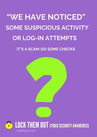 FREE A4 Cyber Security Awareness Posters-Phishing | PDF