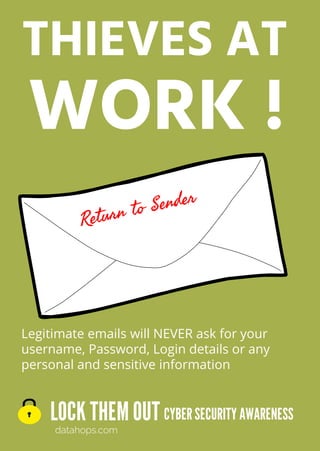 FREE A4 Cyber Security Awareness Posters-Phishing | PDF