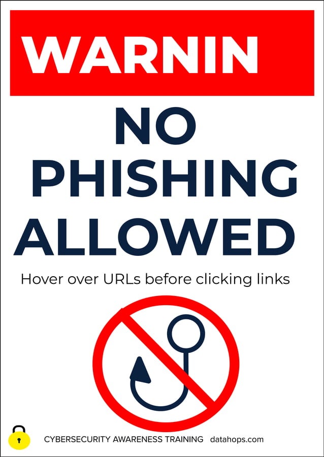 FREE A4 Cyber Security Awareness Posters-Phishing part 1 | PDF