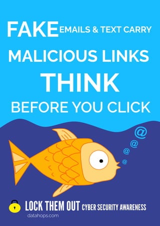 FREE A4 Cyber Security Awareness Posters-Phishing part 1 | PDF
