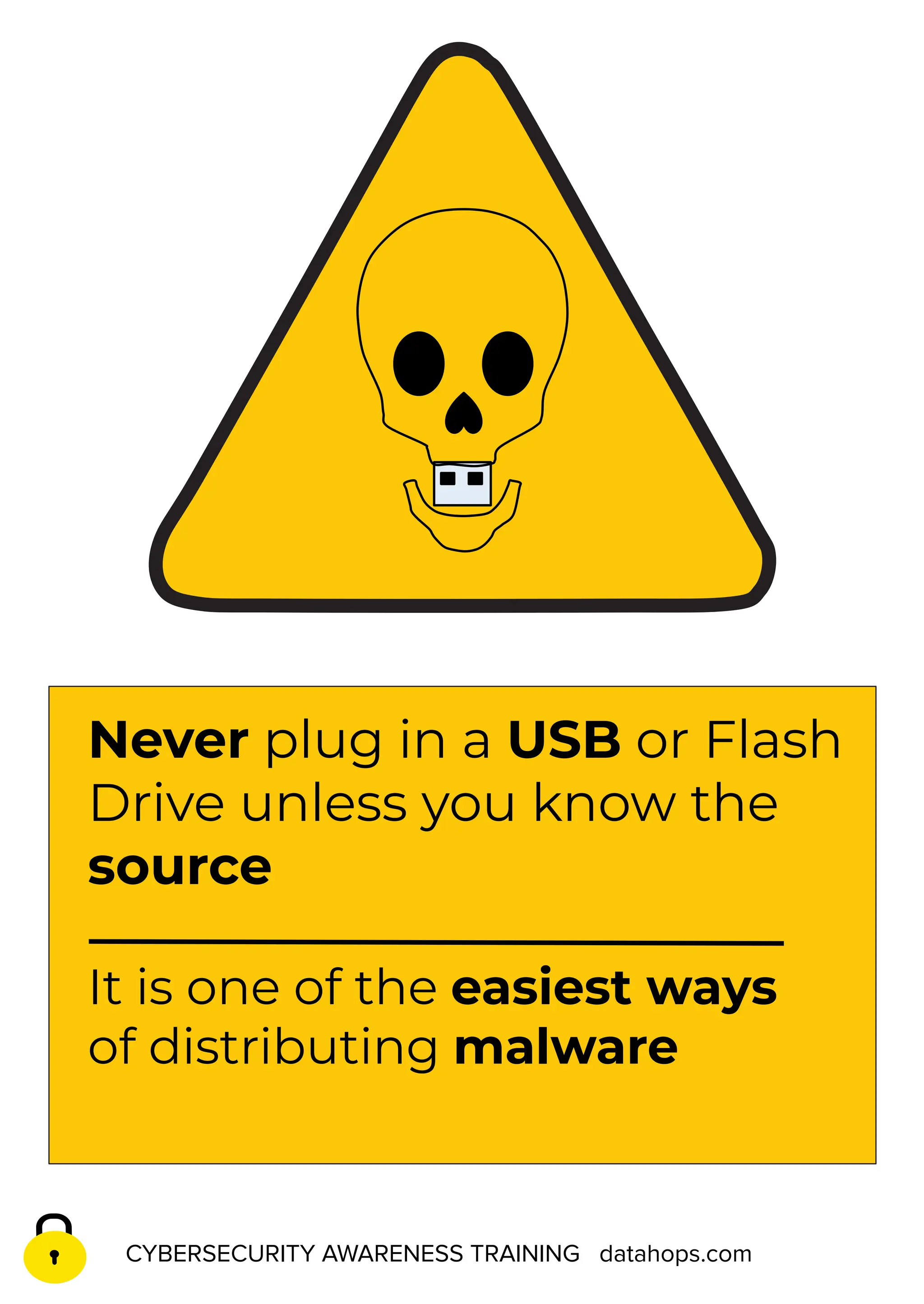 FREE A4 Cyber Security Awareness Posters-Removable Device | PDF