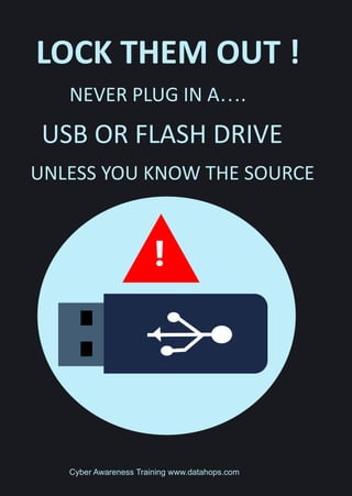 FREE A4 Cyber Security Awareness Posters-Removable Device | PDF