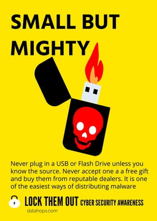 FREE A4 Cyber Security Awareness Posters-Removable Device | PDF