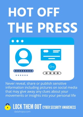 FREE A4 Cyber Security Awareness Posters-Social Engineering part 3 ...