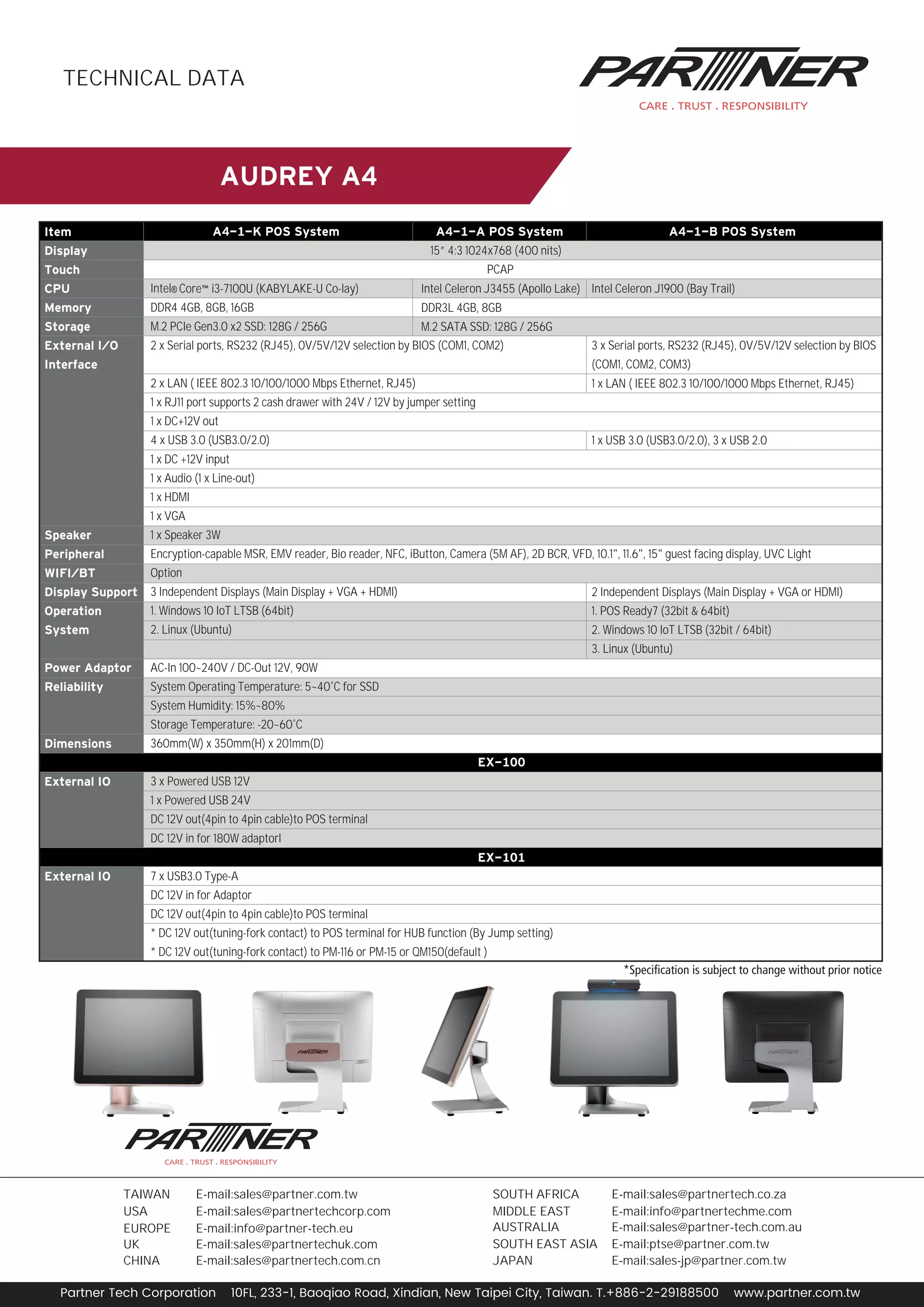 AUDREY A4 POS | PDF