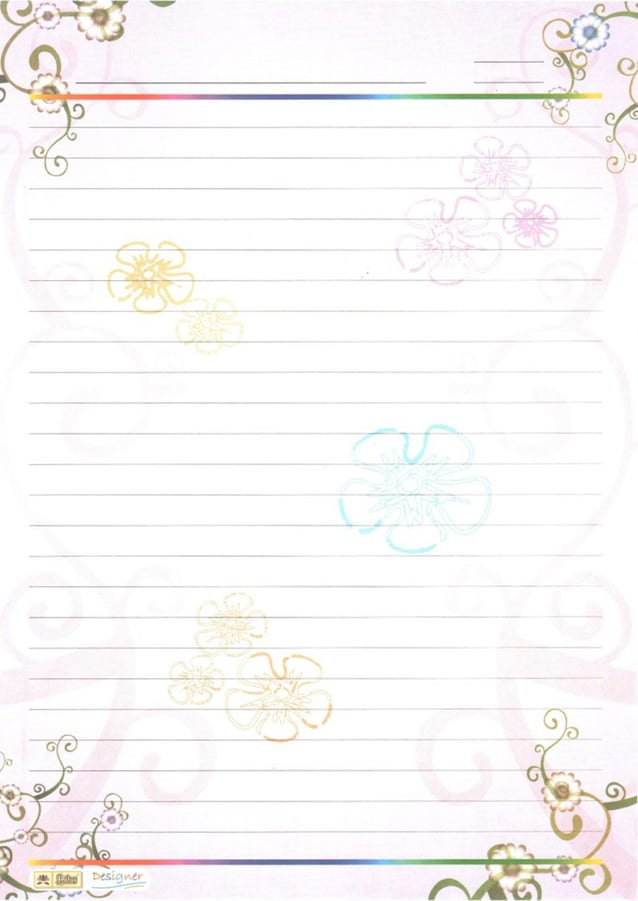 A4 Size Designer Project Sheets