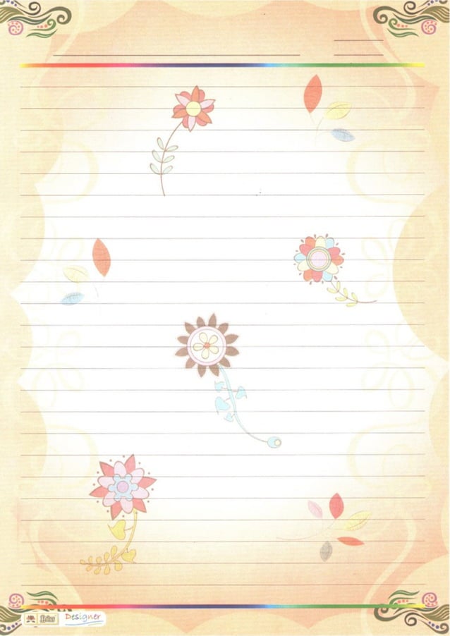 A4 Size Designer Project Sheets