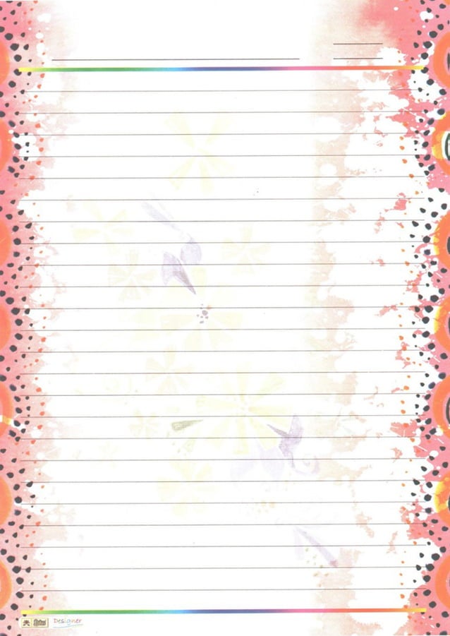 A4 Size Designer Project Sheets