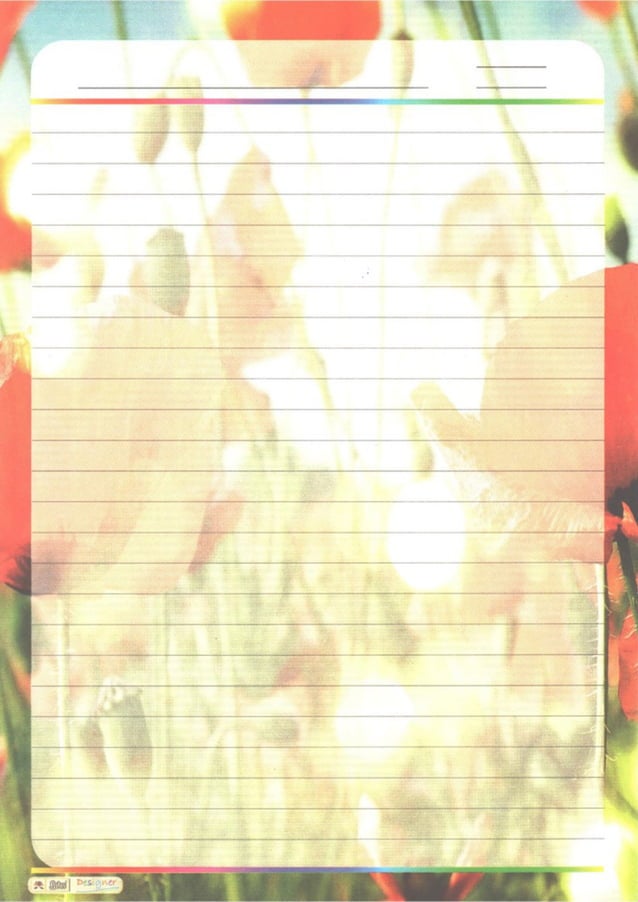 A4 Size Designer Project Sheets