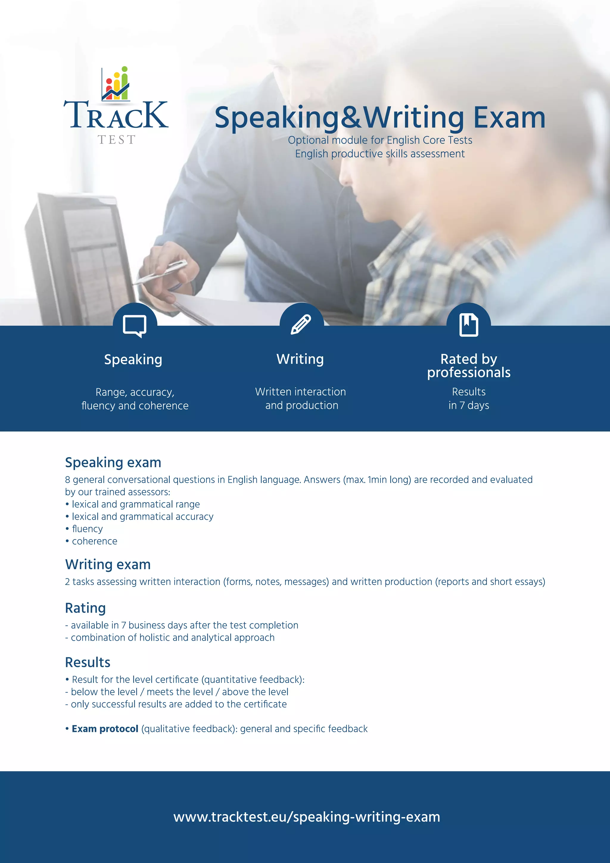 English Speaking&Writing Exam (one-pager) | PDF | Educational ...