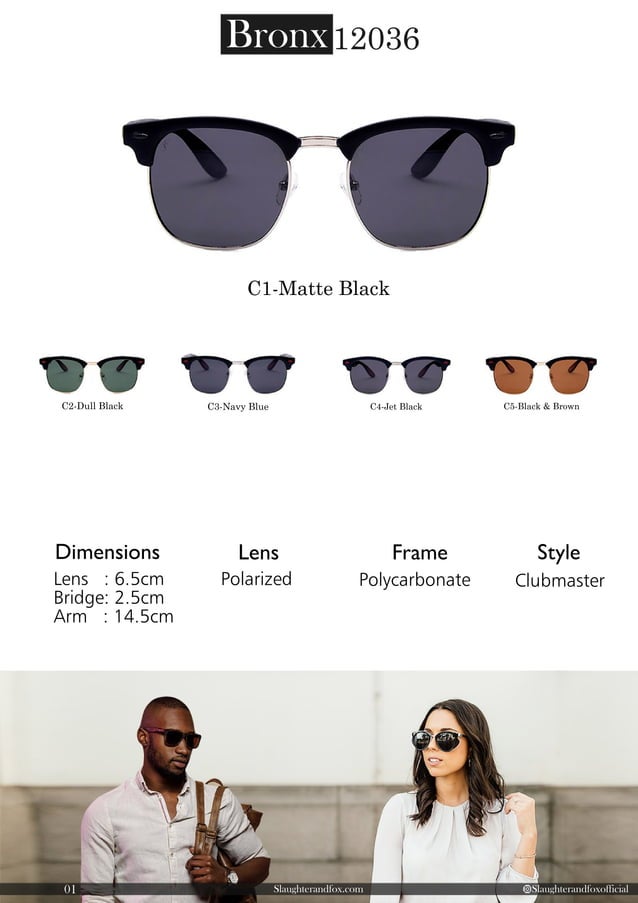 Slaughter & Fox Sun glasses Collection 2021 | PDF