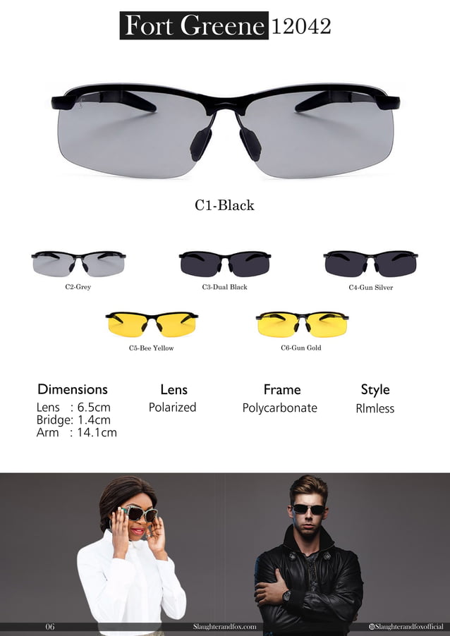 Slaughter & Fox Sun glasses Collection 2021 | PDF