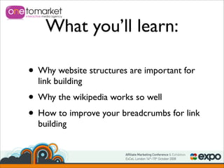 A4Uexpo Internal Linking Structure | PPT